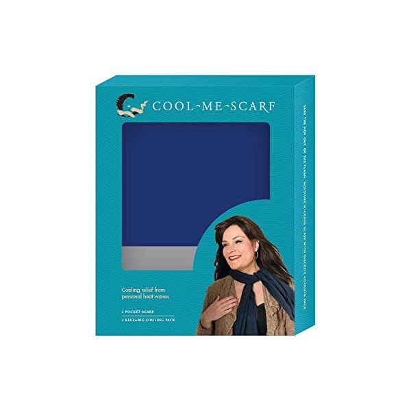Cool Me Scarf- Instant Natural Menopause Hot Flash Relief Cool ...