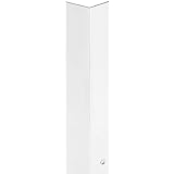 Prime-Line MP10067 Corner Shield Perforated, 1-1/8 In. x 48 in, Vinyl ...