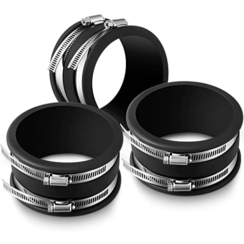 Minatee 3 Pcs Dust Control Flex Cuffs with Adjustable Hose Clamps Hose ...