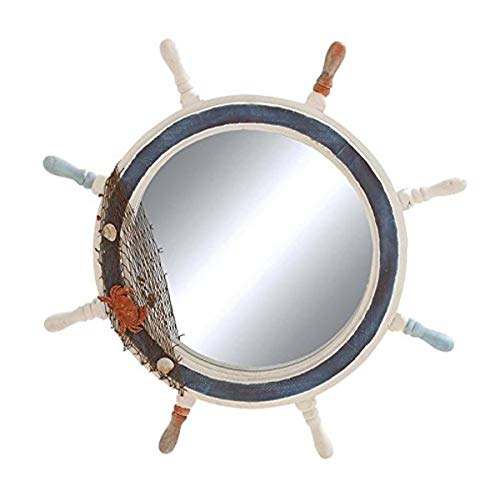 Deco 79 Ship Wheel Mirror with Highly Inspiring Decorative Design - The ...