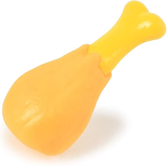 Funny Chicken Leg Shape Pet Toy 3-Piece Set Sound-prone Dog Toy Rubber ...