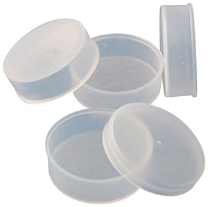 10ml Snap Lid Plastic Pots x 10 (Craft Impression/Cosmetic Sample ...