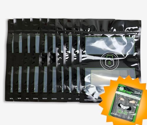 Official Grove Bags 1/4 Pound 10-Pack Plus Bonus Ollie Pouch - (10 ...