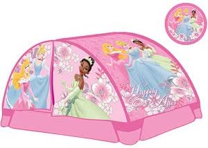 Amazon.com : Disney Princess Twin Bed Tent With Bonus Flash Light : Bed ...