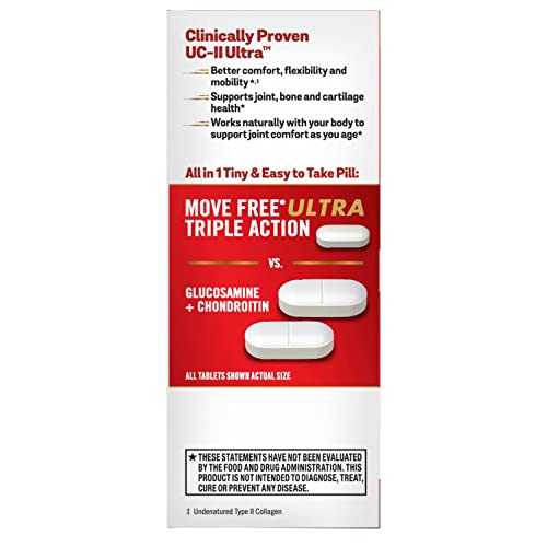 Move Free Ultra Triple Action Joint Support Supplement - Type II ...