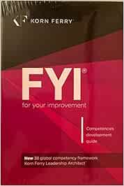 FYI: For Your Improvement - Competencies Development Guide, 6th Edition ...