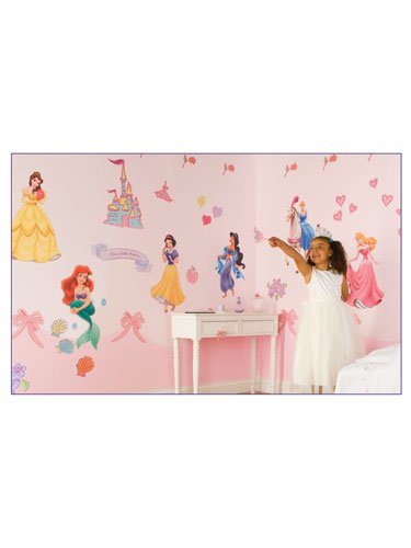 Disney Princess Room Makeover Kit - Giant Wall Stickers: Amazon.co.uk ...