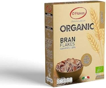 O'Flakes Organic Bran Flakes, 375g price in Saudi Arabia | Amazon Saudi Arabia | supermarket kanbkam