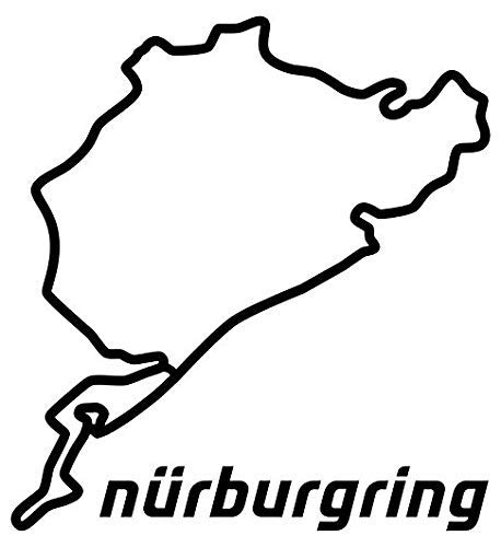 Buy JDM Nurburgring Germany Race Track - Sticker Graphic - Auto, Wall ...