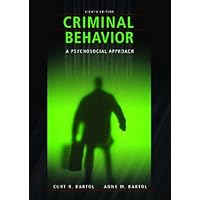 Amazon.com: Criminal Behavior: A Psychological Approach: 9780134163741 ...