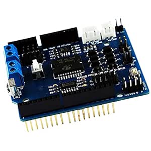 UJEAVETTE® 7-12V 2A Motor Driver Shield, L298P Drive Board Compatible with Arduino UNO R3 ...