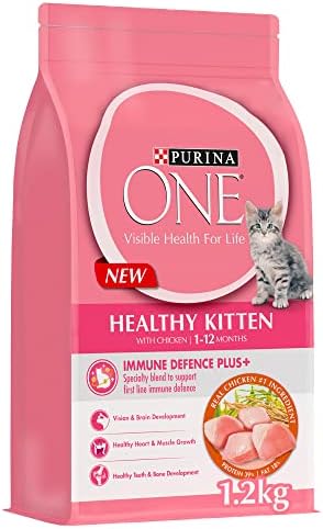 Purina One Purina - One Healthy Kitten with Chicken (1-12 Months) 1.2KG ...