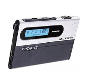 Amazon.com: Creative MuVo Slim 256 MB MP3 Player Black: Home Audio ...