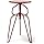 Amazon.com: Foreside Iron Adjustable Stool, Orange: Kitchen & Dining