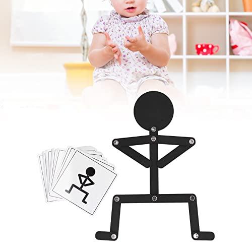 Pinsofy Stickman Toys Small Light Black Color Wooden Coordination ...