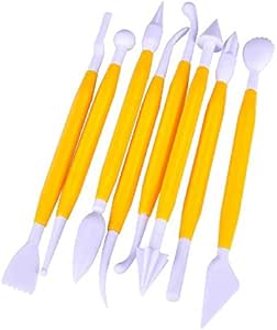 Amazon.com: 8 Pcs/set 16 Shapes Cake Decorating Fondant Sugarcraft ...