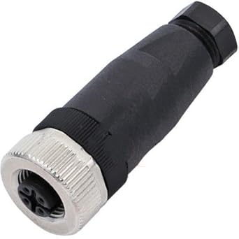 Balluff BCC06ZY, M12 Field Wireable Connector, Female Straight, 4-wire ...