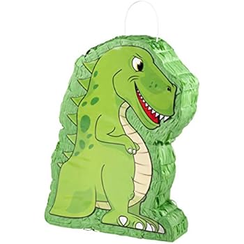 Amazon.com: T-Rex Pinata - Kids Birthday Party Supplies for Dinosaur ...