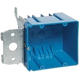Carlon B121ADJ Outlet Box, New Work, 1 Gang, 3-3/4-Inch Length by 3-7/8 ...