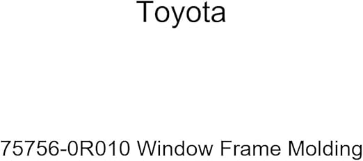 Amazon.com: Genuine Toyota 75756-0R010 Window Frame Molding: Automotive
