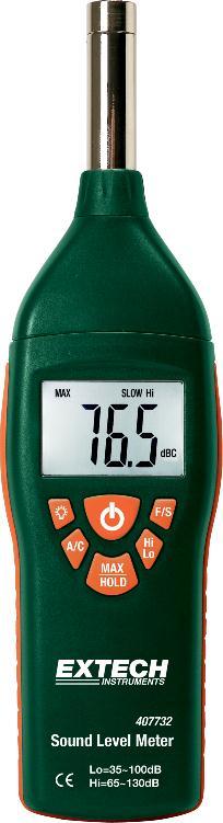 Extech 407750 Sound Level Meter with Background Sound Absorber: Buy ...