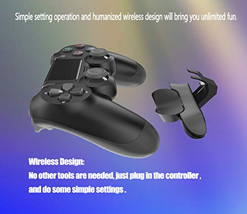 PS4 Controller Paddles,Wireless PS4 Back Button Attachment, Controller ...
