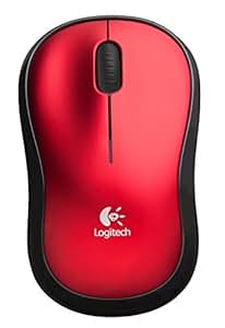 Amazon.com: Logitech M185 Wireless Optical Mouse 2.4 GHz, Red (910 ...