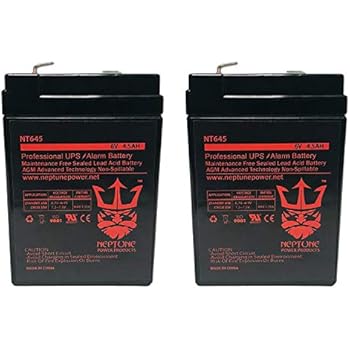 Amazon.com: 6V 5Ah F1 AGM Battery replaces 3-FM-4.5, 3-FM-5.0, CP6-4.5 ...