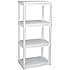 Amazon.com: 36 in. W x 72 in. H x 24 in. D 5-Shelf Plastic Ventilated ...