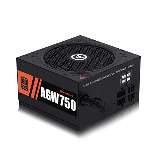 Power Supply 750W 80+ Bronze Certified PSU, Semi Modular, ATX Power ...