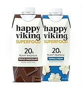 Amazon.com: Chocolate Vegan Plant Protein Shakes by Happy Viking ...
