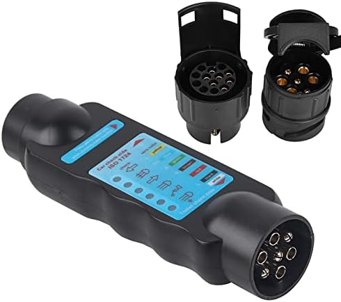 سعر 12V 7Pin/13Pin Towing Light Wiring Cable Circuit Plug Socket Tester ...
