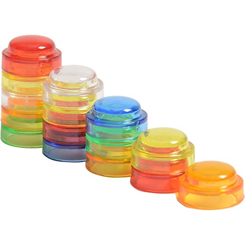 Constructive Playthings Translucent Stackable Math Counters (500-Piece ...