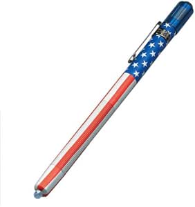 Streamlight 65080 Stylus 3-AAAA LED Pen Light, US Flag with White Light ...