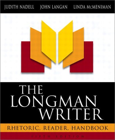 Amazon.com: The Longman Writer: Rhetoric, Reader, Handbook (5th Edition ...