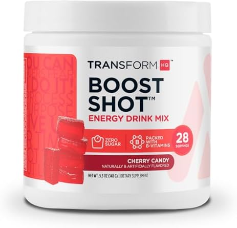 سعر TransformHQ Boost Shot Drink Mix (28 Servings, Cherry Candy ...