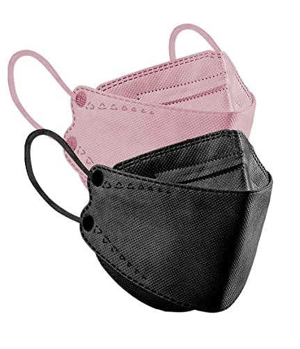 60PCS KF94 Face Mask 4 Layers 3D Fish Type Masks Protective Mouth ...