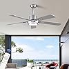 Boomjoy 52”Wood Ceiling Fans with Lights and Remote Control Indoor ...