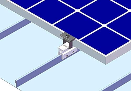 Magerack Rail-Less Self-Bonding Mid Clamp Standing Seam Metal Roof ...