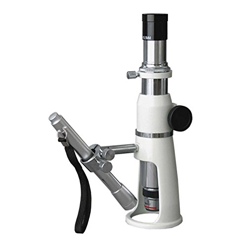 AmScope H100 Handheld Stand Measuring Microscope, 100x Magnification ...