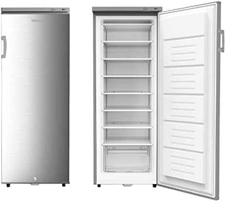 NOBEL Upright Freezer Silver 187 LTRS SUPER FAST ICE MAKER SINGLE DOOR ...