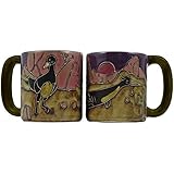 Amazon.com | Mara Stoneware Mug - Cactus - 16 oz: Coffee Cups & Mugs