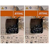 Amazon.com: Stihl 16" Chainsaw Chain Loop (61 PMM3 55 Drive Links) 3610 ...