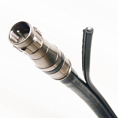 Mua 300ft Aerial Messenger RG11 Outdoor Quad Shield Coaxial 75 Ohm UL ...