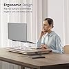 VANKVIN Acrylic Laptop Stand Clear Laptop Stand for Desk Ergonomic ...