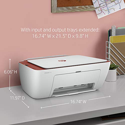 HP DeskJet 2732 Wireless All-in-One Compact Color Inkjet Printer ...