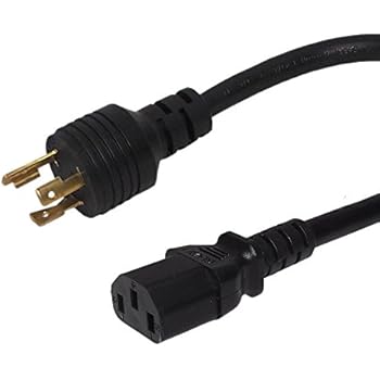 Amazon.com: 8ft NEMA L6-20P to IEC C13 Power Cable - 14AWG (250V 15A): Home Audio & Theater