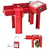 Ball Valve Lockout, Adjustable Ball Valve Lockout Device, Small, for 1/ ...