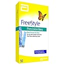 Amazon.com: Freestyle Precision Neo Blood Glucose Test Strips, 50 ...