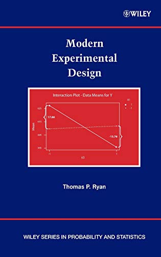Amazon.com: Modern Experimental Design: 9780471210771: Ryan, Thomas P ...